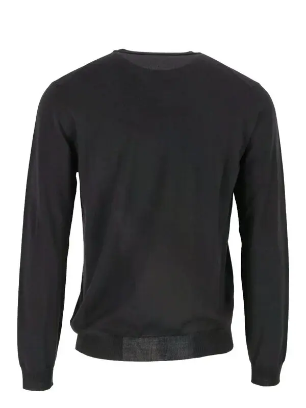 ZANONE Giro Crew-neck Fine-knit Sweater - Grey