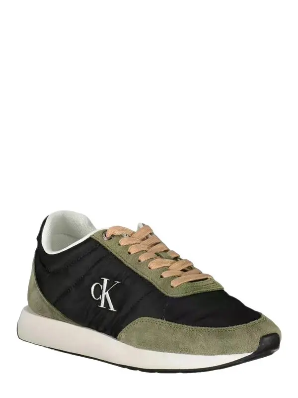 Calvin Klein 1979 Signature Logo Runner Sneakers - Black