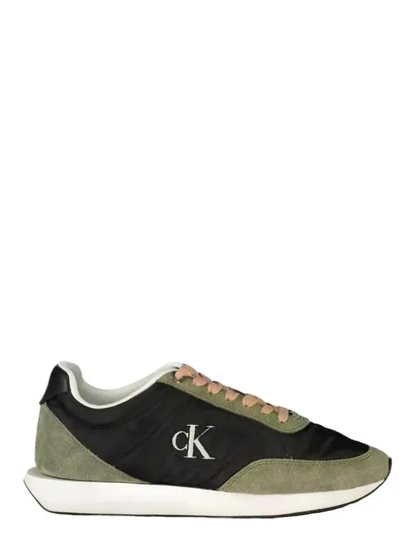 Calvin Klein 1979 Signature Logo Runner Sneakers - Black