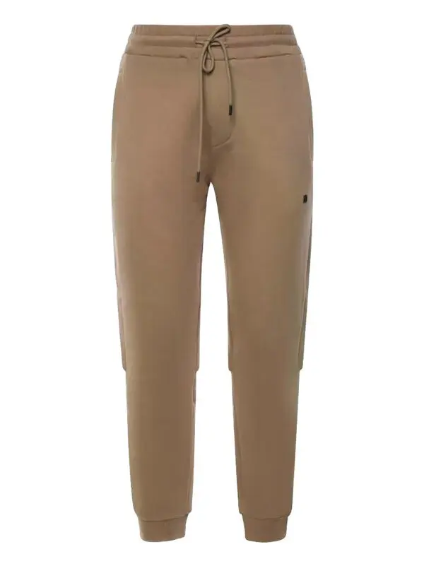 DONDUP Logo-embroidered Drawstring Track Pants - Neutrals