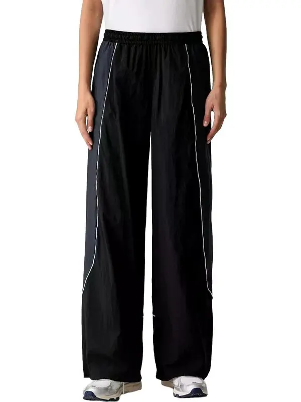 Under Armour Unstoppable Woven Wind Piped Drawstring-hem Track Pants - Black