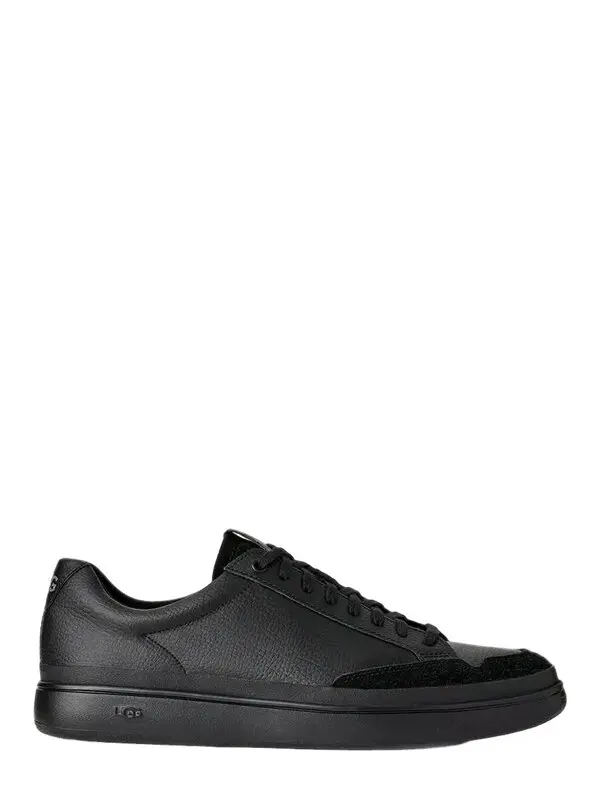 UGG Panelled Leather Sneakers - Black