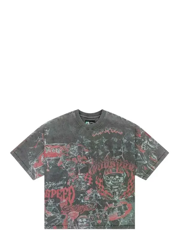 GODSPEED Graphic-print T-shirt - Grey