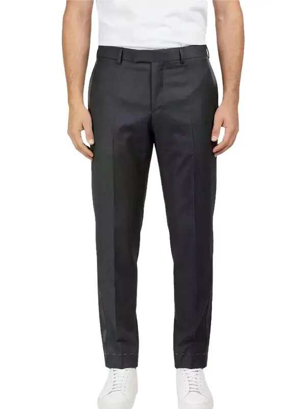 Brunello Cucinelli Pressed-crease Trousers - Grey