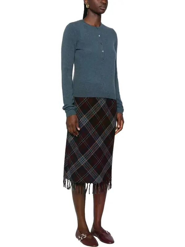 DÔEN Heath Buttoned Sweater - Blue