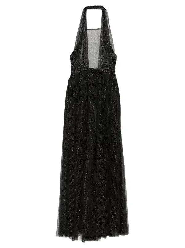 TWINSET Halterneck Maxi Dress - Black