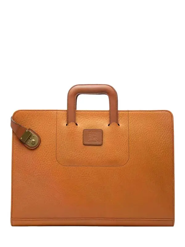 Burberry 20th Century Leather Business Bag - Brown