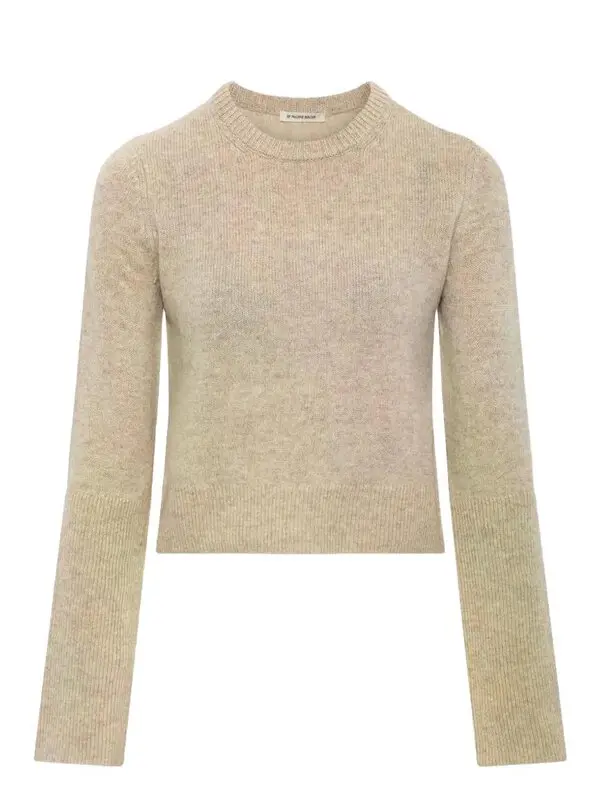BY MALENE BIRGER Hannah Ribbed-knit Sweater - Neutrals