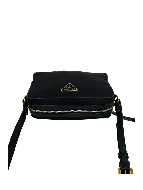 Prada 2013-2026 Tessuto Crossbody Bag - Black