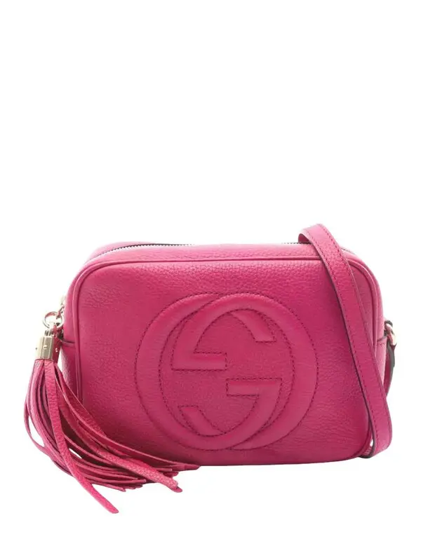 Gucci 2016-2026 Leather Soho Disco Crossbody Bag - Pink