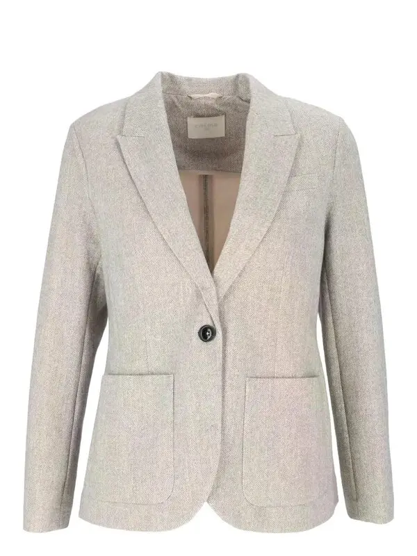 CIRCOLO 1901 Patch-pocket Single-breasted Jacket - Grey
