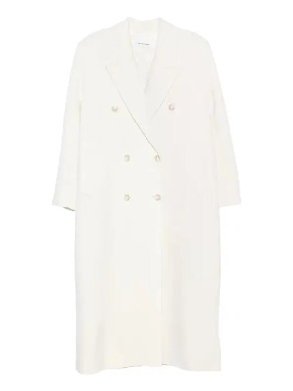 THE FRANKIE SHOP Gaia Double-breasted Coat - Neutrals