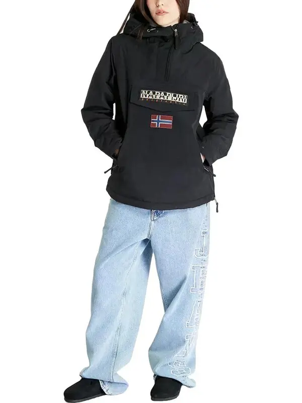 NAPAPIJRI Rainforest Logo-patch Jacket - Black