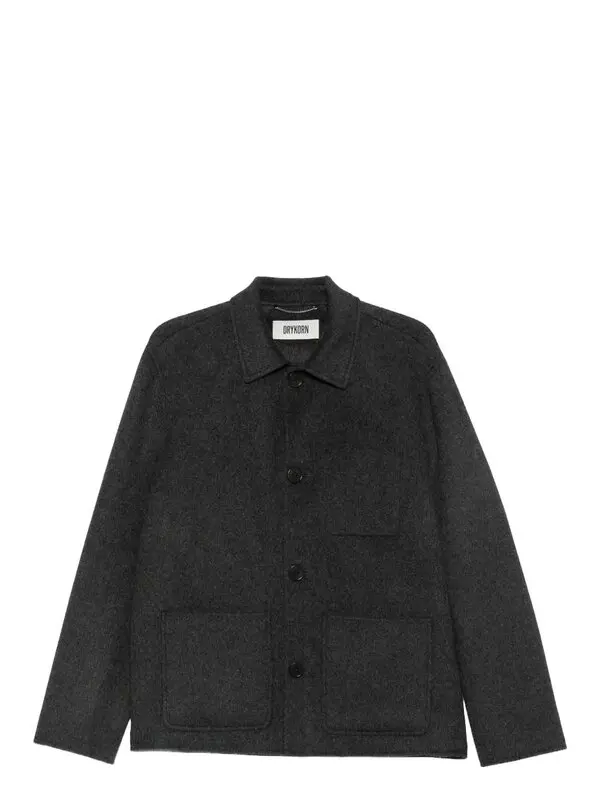 DRYKORN Button-up Patch-pocket Jacket - Grey