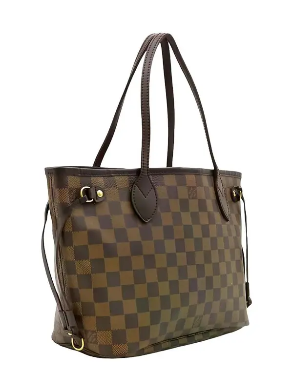 LOUIS VUITTON 2010-2026 Damier Ebene Neverfull Pm Tote Bag - Brown