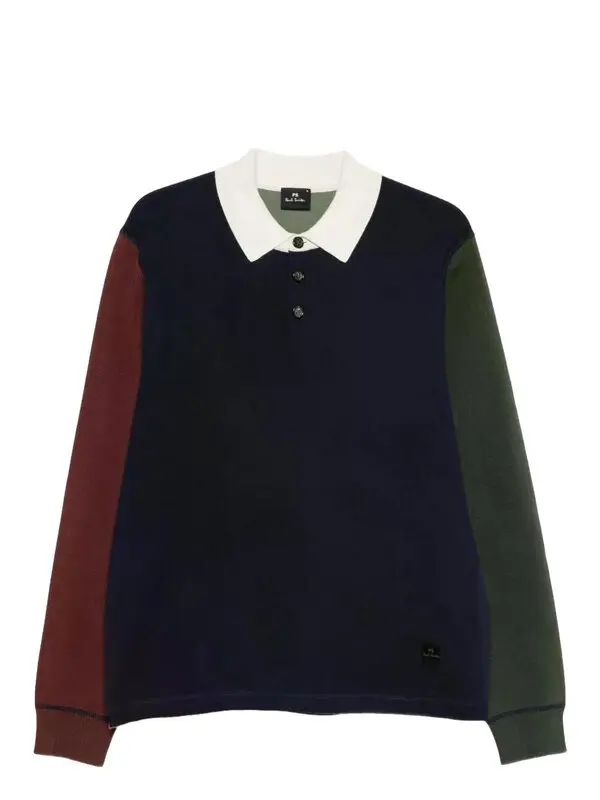 Paul Smith Colour-block Long-sleeve Sweater - Blue