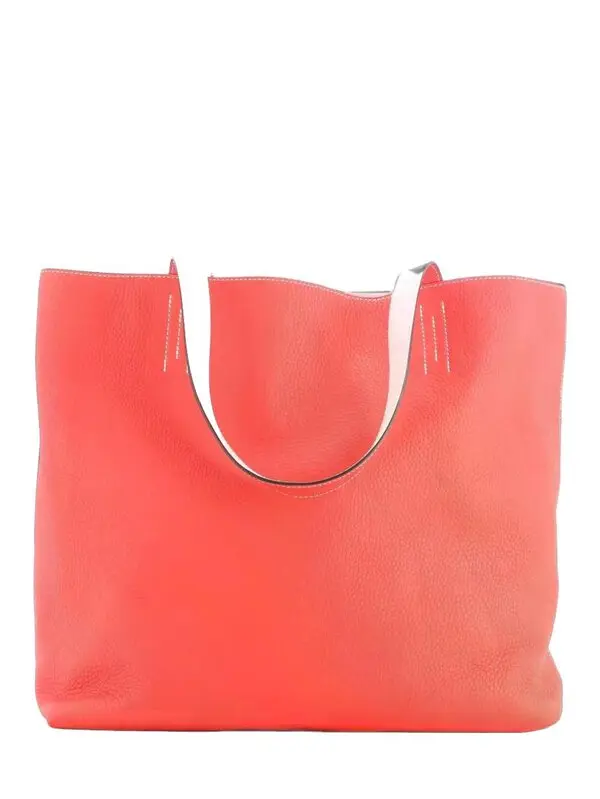 Hermès Double Sens Clemence 45 Tote Bag - Red