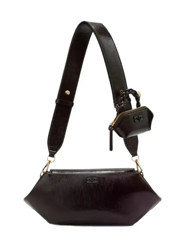 GANNI Bou East/west Shine Shoulder Bag - Brown