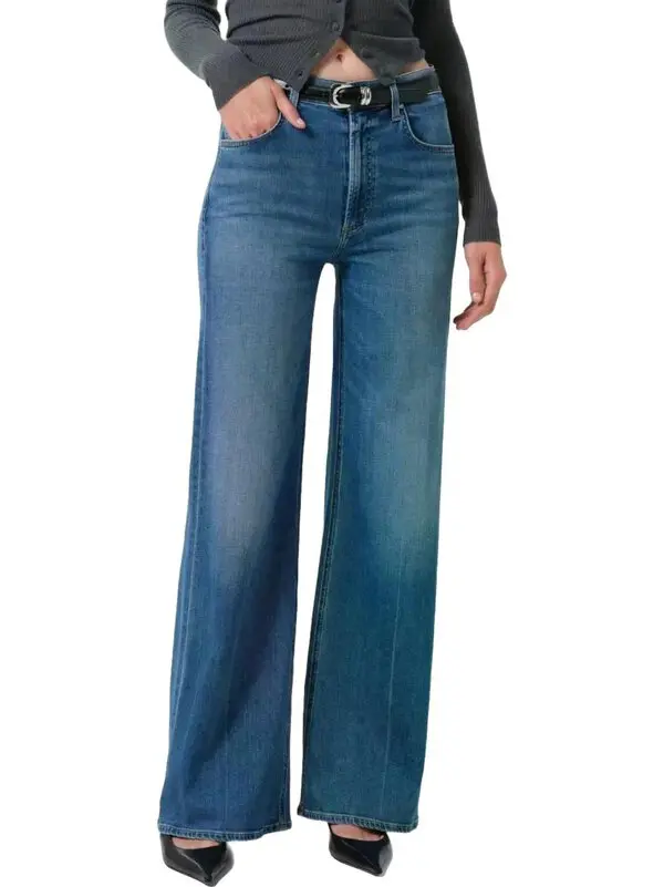 Citizens Of Humanity Lyra Long Wide-leg Jeans - Blue