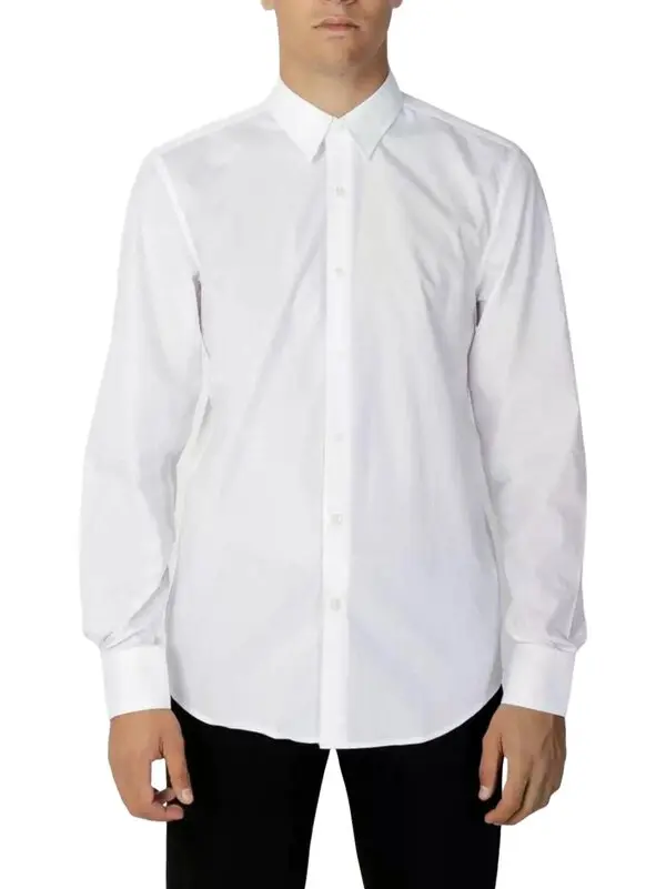 ANTONY MORATO Napoli Button-down Collar Long-sleeve Shirt - White