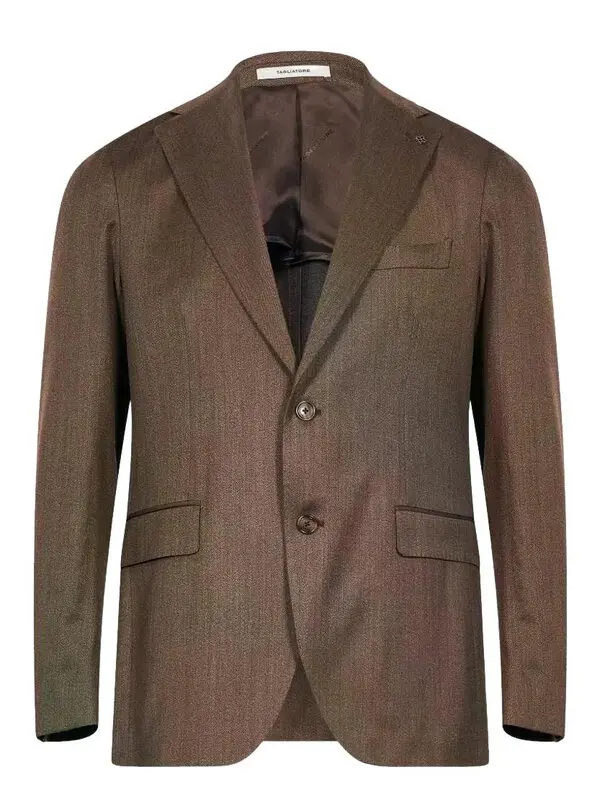 Tagliatore Single-breasted Tailored Suit - Brown