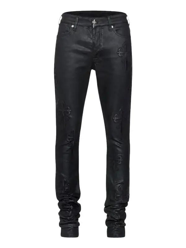 Ksubi Van Winkle Backstage Applique Jeans - Black