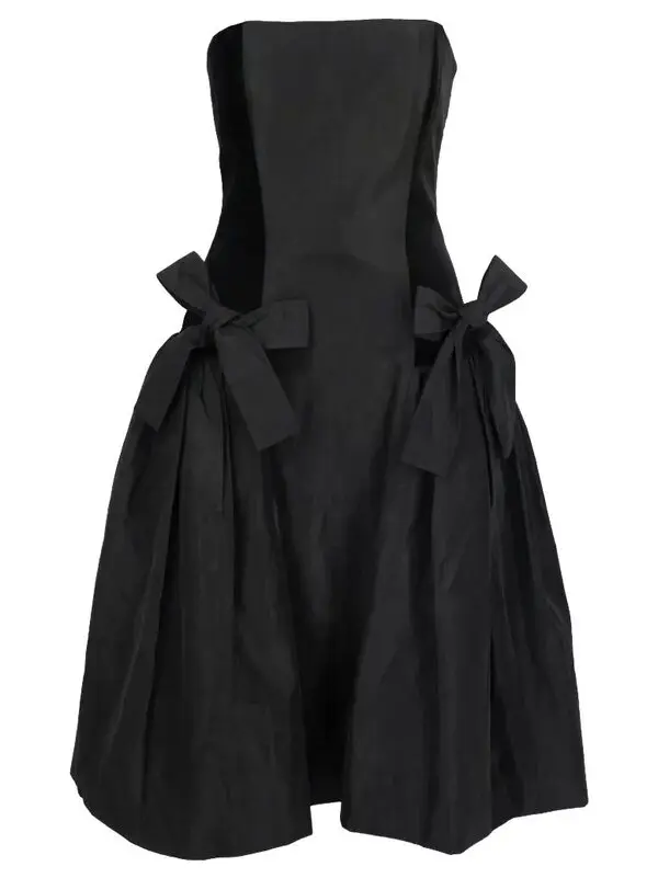 Guy Laroche Bow-detail Mini Dress - Black