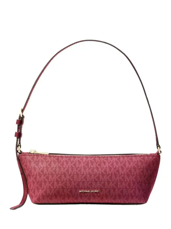 Michael Kors Laila Small Signature Logo Satchel - Red