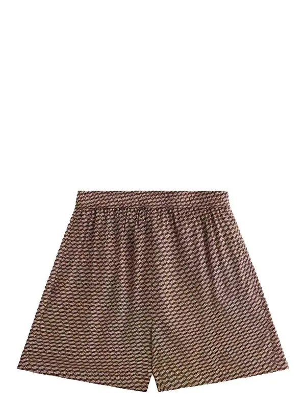 Kith Rayne Monogram-print Shorts - Brown