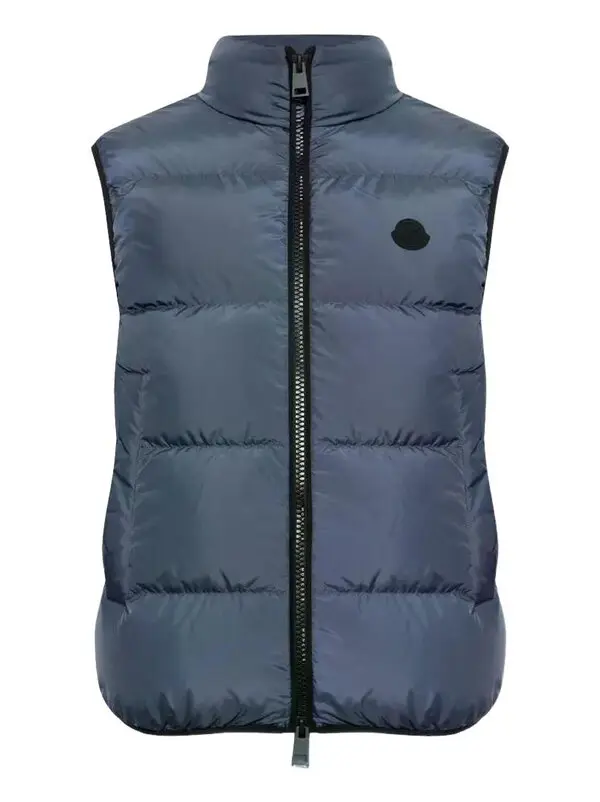 Moncler Gabas Puffer Vest - Blue