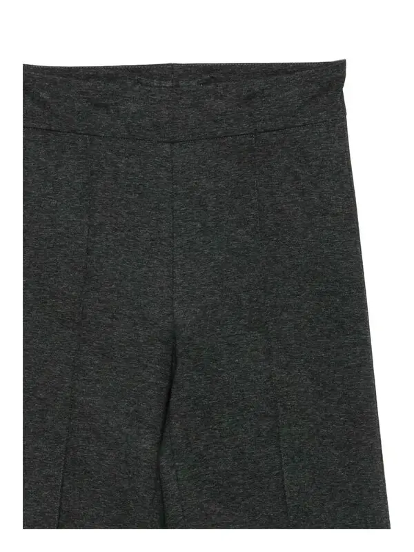SEMICOUTURE Pressed-crease Wide-leg Trousers - Grey
