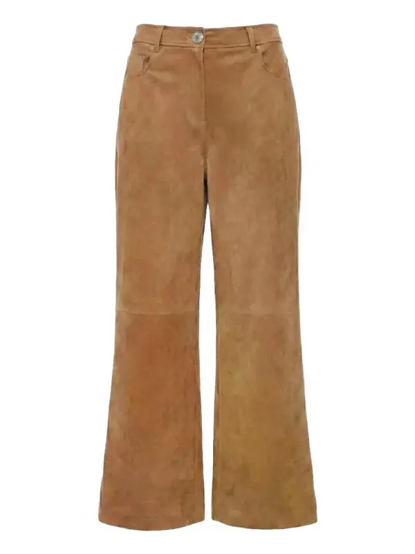 TOCCIN Blaire Weekend Wide-leg Trousers - Brown