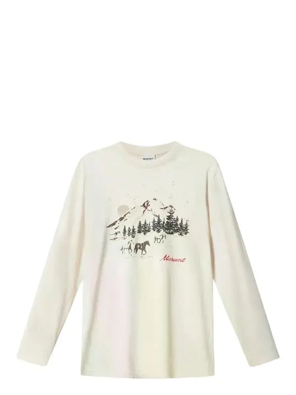 MARANT ETOILE Martine Long-sleeve T-shirt - Neutrals