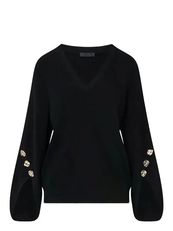 Liu Jo Sweater With Slits - Black