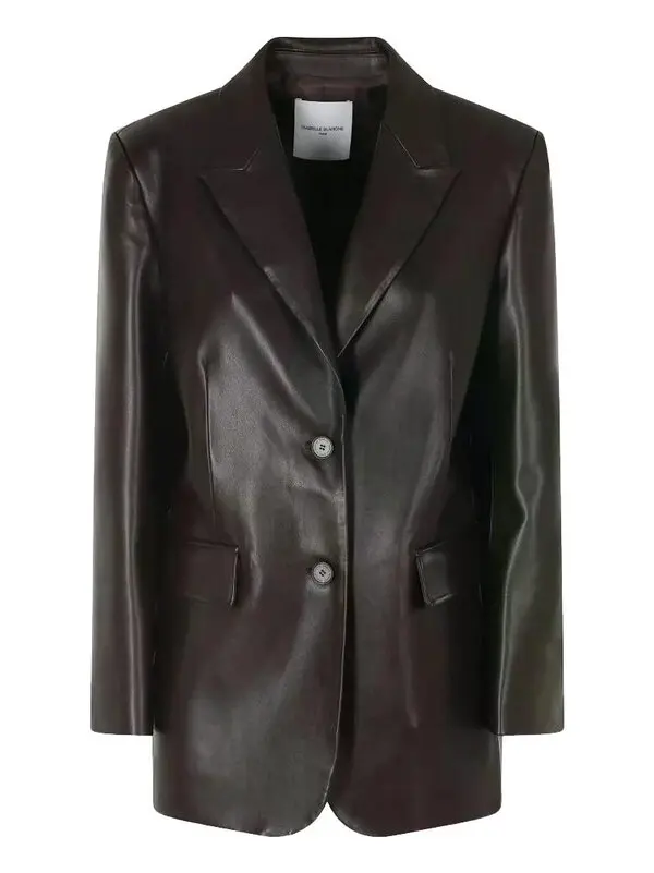 ISABELLE BLANCHE Single-breasted Blazer - Brown