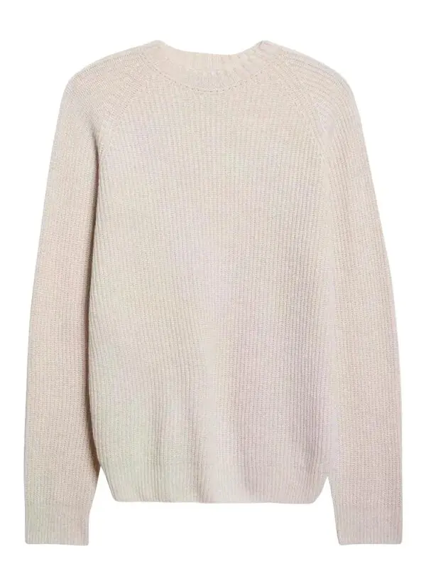 John Smedley Oxnard Ribbed-knit Sweater - Neutrals