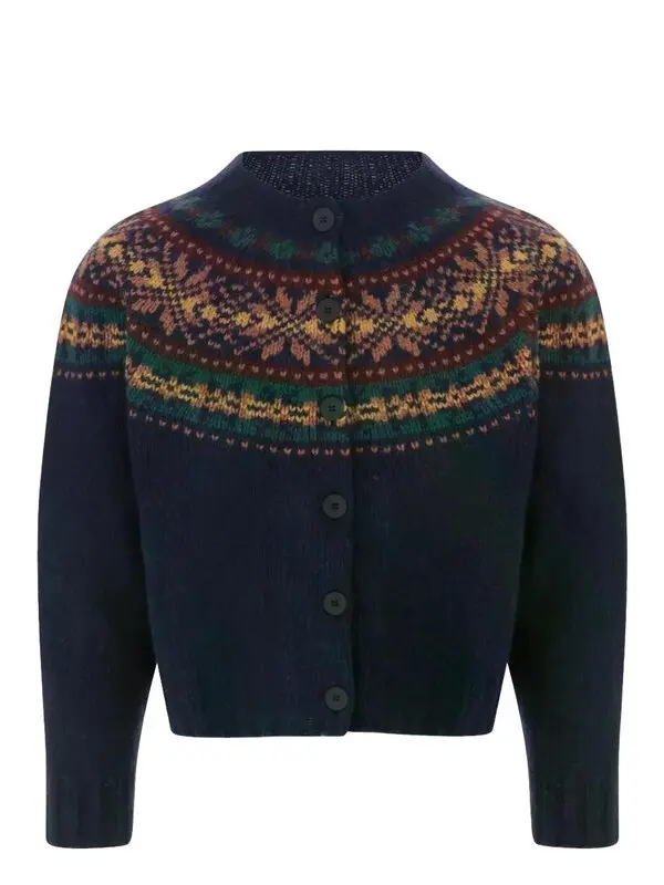 Howlin' Fair Isle-knit Cardigan - Blue