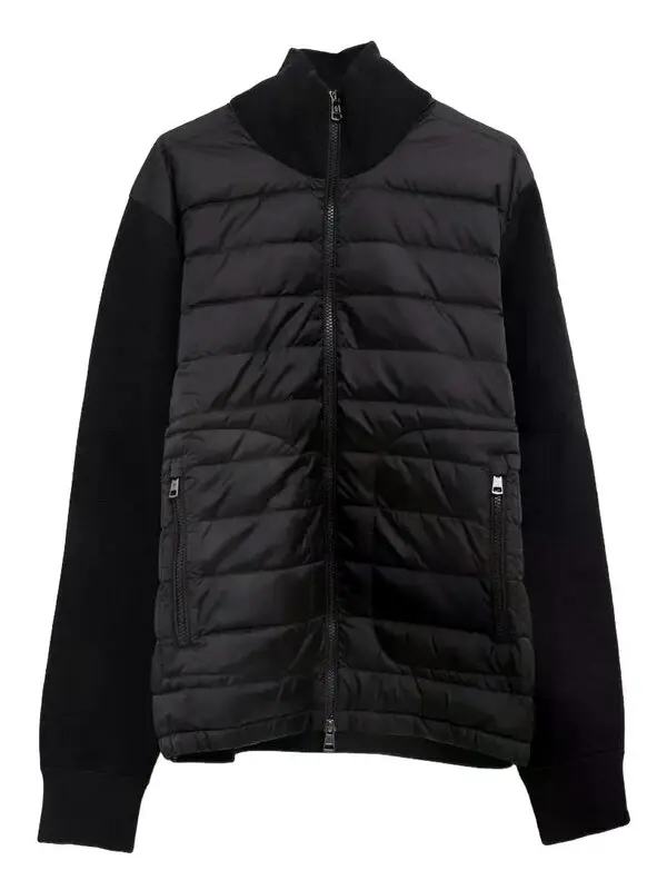 Moncler Quilted Panelled Jacket - Black