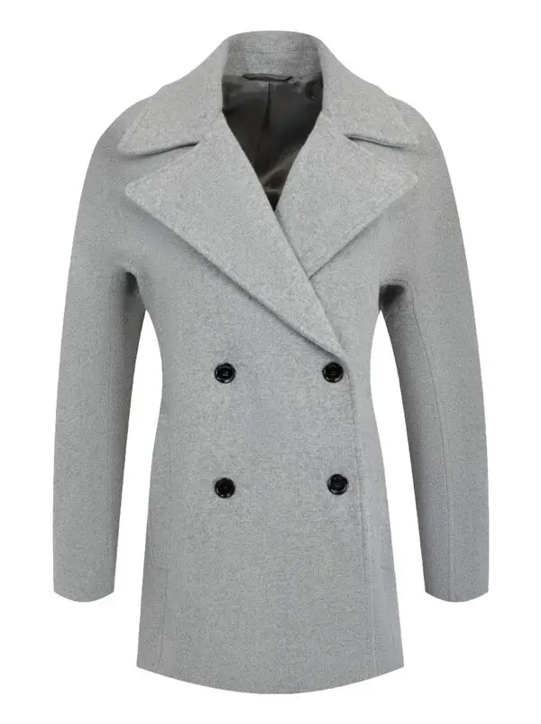 TOTEME Rounded Peacoat Melange - Grey