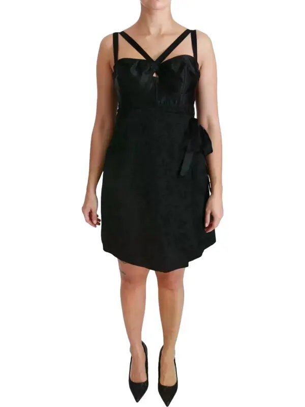 Dolce & Gabbana Sweetheart-neck Mini Dress - Black