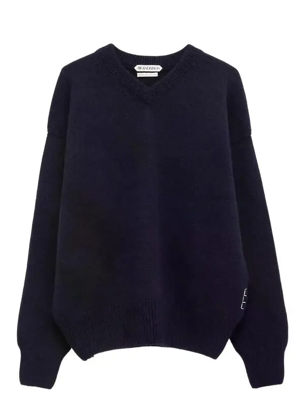 JW Anderson V-neck Sweater - Blue