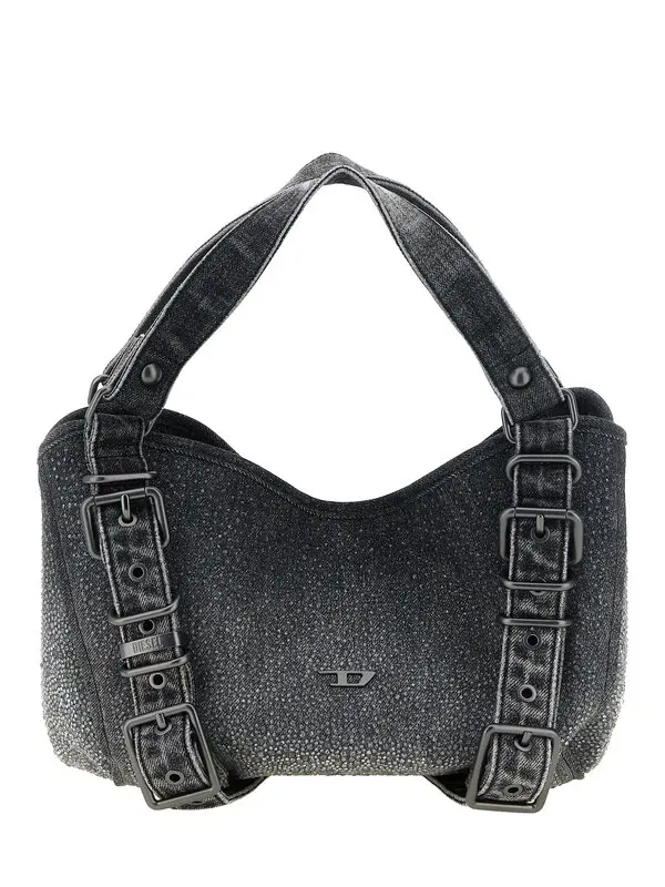 DIESEL® D-one' Small Handbag - Black