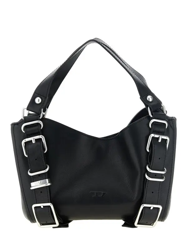 DIESEL® D-one' Small Handbag - Black