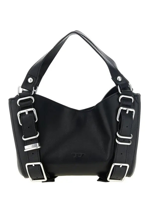 DIESEL® D-one' Small Handbag - Black