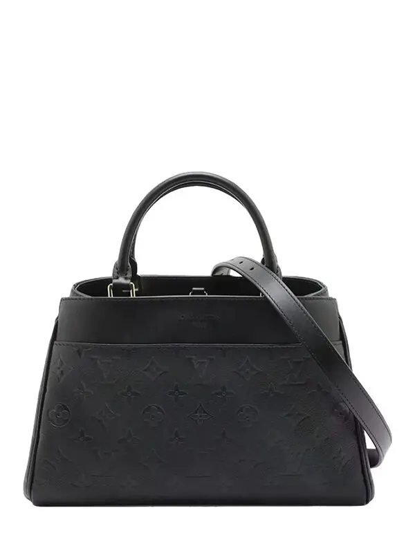 LOUIS VUITTON 2021-2026 Monogram Empreinte Avenue Satchel - Black