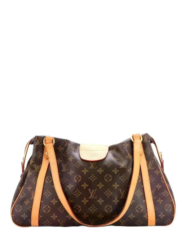 LOUIS VUITTON Stresa Handbag Monogram Canvas Gm Shoulder Bag - Brown