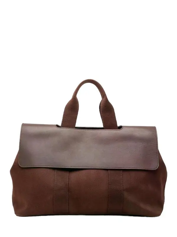 Hermès 2006-2010 Toile And Swift Valparaiso Mm Handbag - Brown