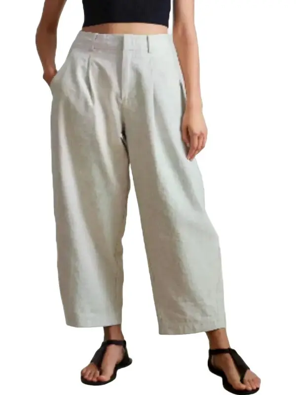 APIECE APART Pleated Barrel-leg Trousers - Neutrals