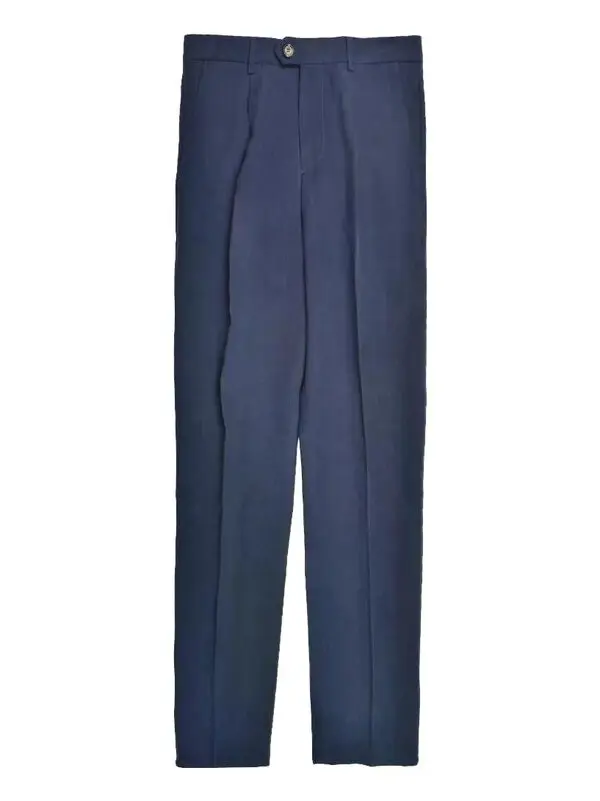 Brunello Cucinelli Pressed-crease Trousers - Blue