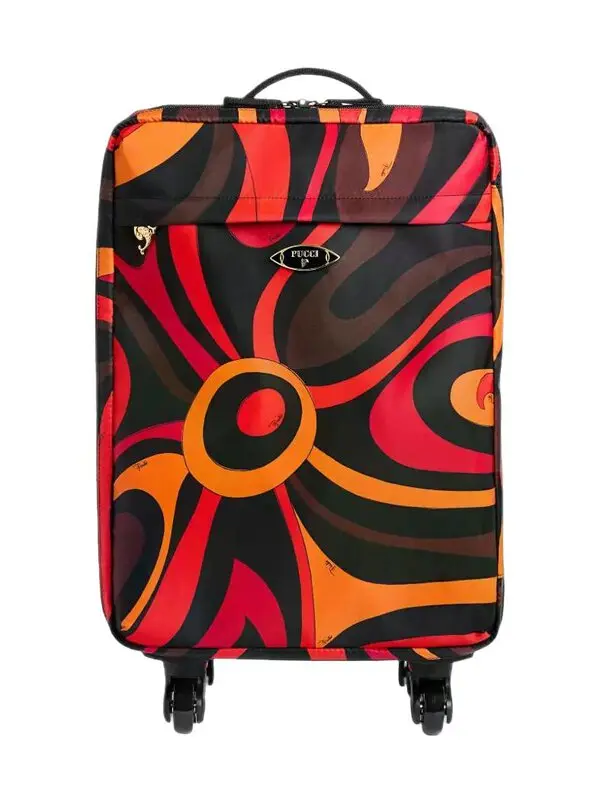 Emilio Pucci Marmo-print Cabin Trolley - Black